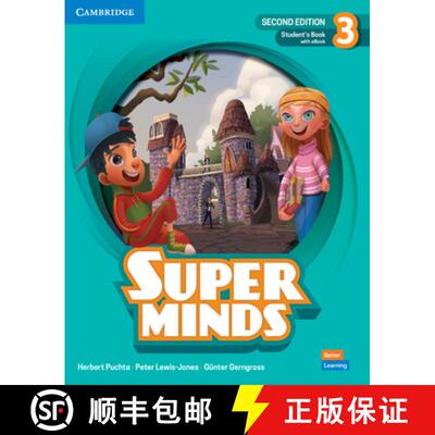 【3-4周达】Super Minds Second Edition Level 3 Student's Book with eBook British English [With eBook] [9781108812276]