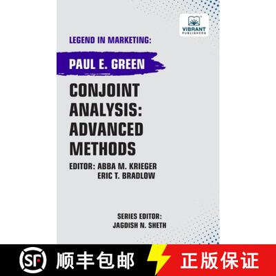 【3-4周达】Conjoint Analysis: Advanced Methods [9781636514703]