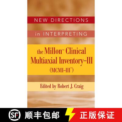 【3-4周达】New Directions In Interpreting The Millon Clinical Multiaxial Inventory-Iii (Mcmi-Iii) [Wi... [9780471691907]