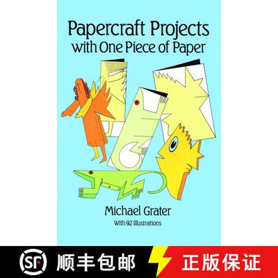 【3-4周达】Papercraft Projects with One Piece of Paper [9780486255040]