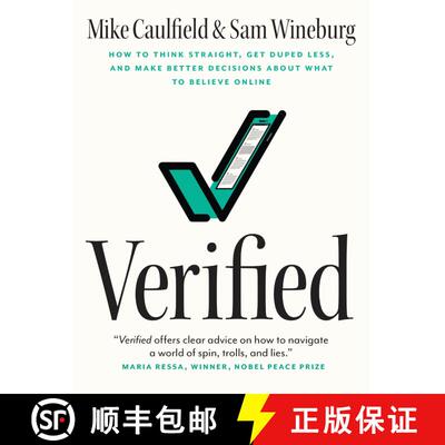 【3-4周达】精装 Verified: How to Think Straight, Get Duped Less, and Make Better Decisions about What... [9780226829838]