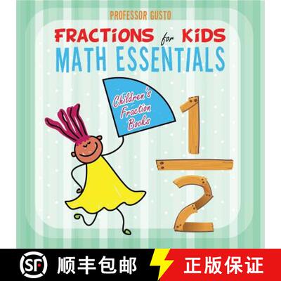 【3-4周达】Fractions for Kids Math Essentials: Children's Fraction Books [9781683219477]