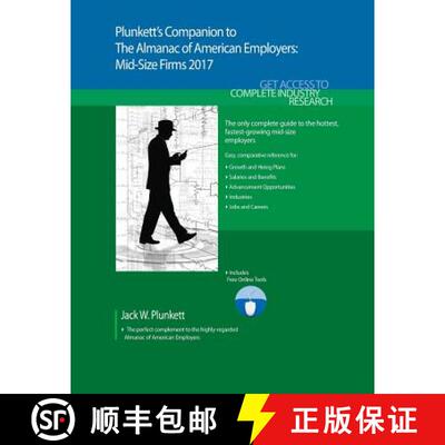 预订 Plunkett's Companion to the Almanac of American Employers 2017: Market Research, Statistics & Tr... [9781628314328]