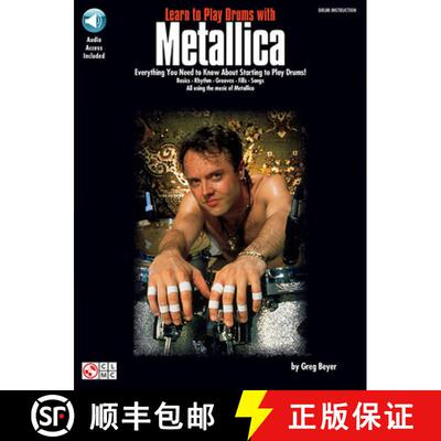 【3-4周达】Learn to Play Drums with Metallica Book/Online Audio [With CD] [9781575603346]