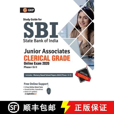 【3-4周达】SBI 2020 : Clerical Grade Ph I & II Junior Associates - Guide [9789389718331]