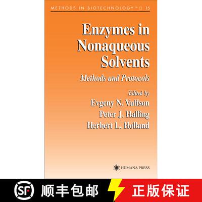 【3-4周达】精装 Enzymes in Nonaqueous Solvents : Methods and Protocols [9780896039292]