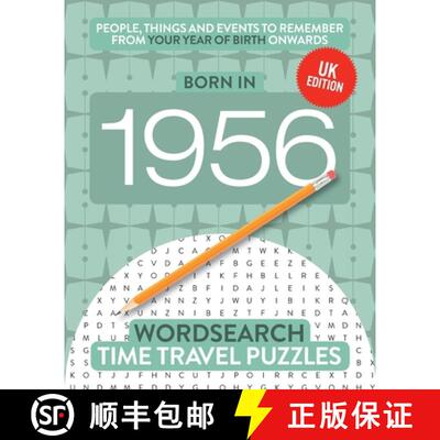 预订 Born in 1956: Your Life in Wordsearch Puzzles [9781912883370]