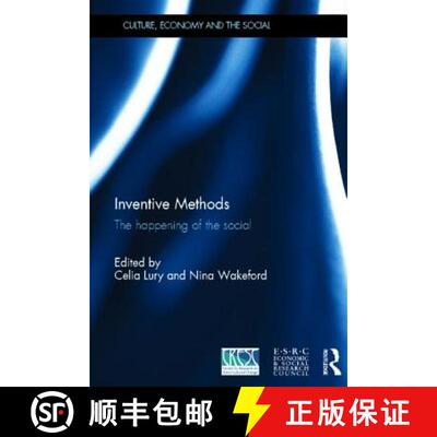 【3-4周达】精装 Inventive Methods : The Happening of the Social [9780415574815]