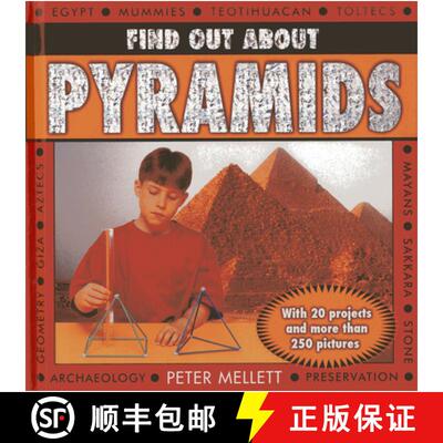 【3-4周达】精装 Find Out about Pyramids: With 20 Projects and More Than 250 Pictures [9781843229797]