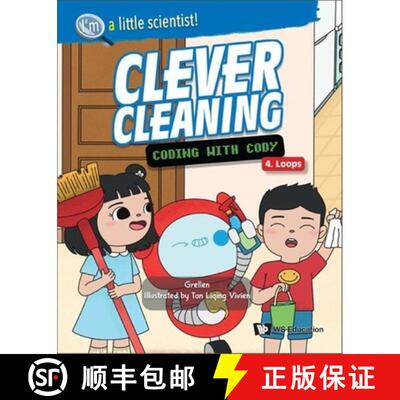 【3-4周达】精装 Clever Cleaning: Coding with Cody [9789811252822]
