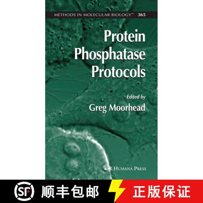 【3-4周达】精装 Protein Phosphatase Protocols [9781588297112]
