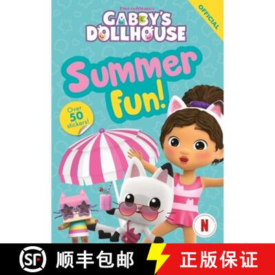 【3-4周达】DreamWorks Gabby's Dollhouse: Summer Fun!: Sticker Activity Book [9781408377192]
