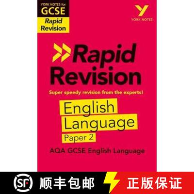 York Notes for AQA GCSE Rapid Revision: AQA English Language Paper 2 catch up, revise and be ready fo... [9781292270951]