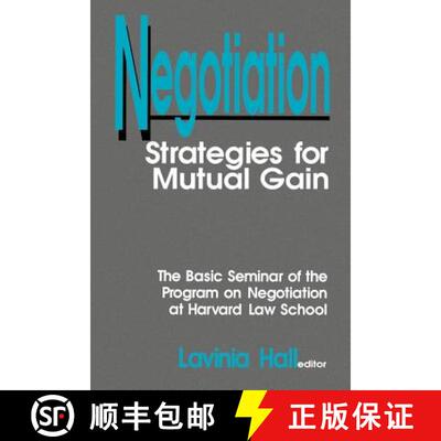 【3-4周达】Negotiation: Strategies for Mutual Gain [9780803948501]