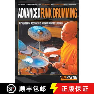 【3-4周达】Advanced Funk Drumming [9780991654956]