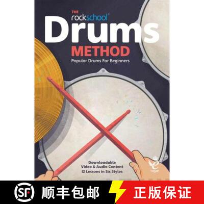 【3-4周达】Rockschool Drums Method: Previously Let's Rock Drums [9781789361308]