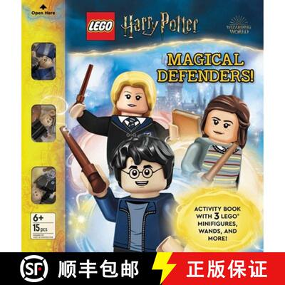 【3-4周达】精装 Lego Harry Potter: Magical Defenders: Activity Book with 3 Minifigures and Accessories [9780794450823]