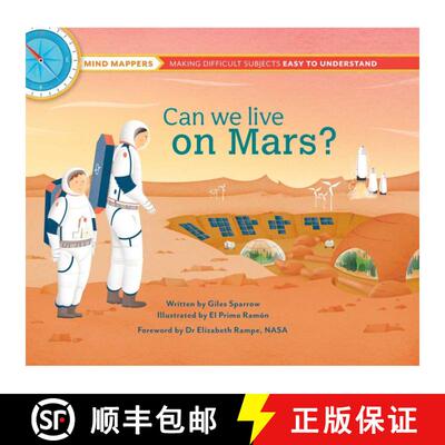 【3-4周达】精装 Can We Live on Mars?: Mind Mappers--Making Difficult Subjects Easy to Understand [9798886740370]