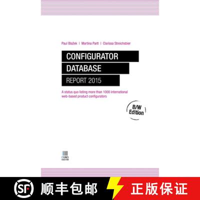 【3-4周达】Configurator Database Report 2015 B/W Edition [9781326576455]