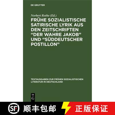 【3-4周达】精装 Fruhe sozialistische satirische Lyrik aus den Zeitschriften â€žDer wahre Jakob und... [9783112544990]
