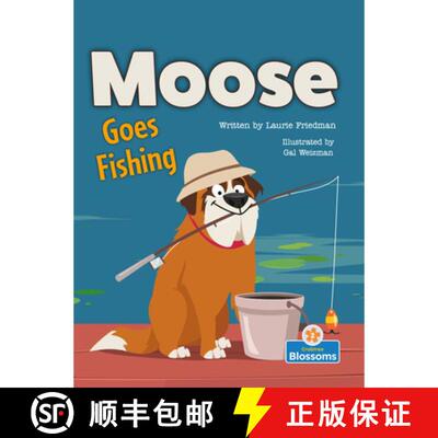 【3-4周达】精装 Moose Goes Fishing [9781039660854]