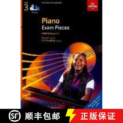 【3-4周达】Piano Exam Pieces 2023 & 2024, ABRSM Grade 3, with audio: Selected from the 2023 & 2024 sy... [9781786014658]
