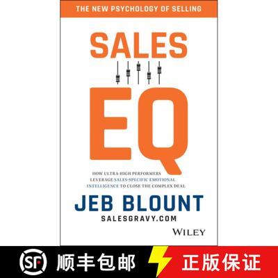 【3-4周达】精装 Sales Eq: How Ultra-High Performers Leverage Sales-Specific Emotional Intelligence To... [9781119312574]