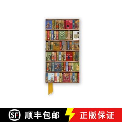 现货 博德利图书馆横线日志本窄款 Bodleian Librairies: High Jinks Bookshelves (Foiled Slimline Journal) [9781804173206]