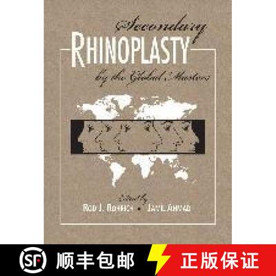 【3-4周达】精装 Secondary Rhinoplasty by the Global Masters [With eBook] [9781626236783]