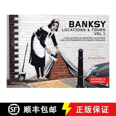 【3-4周达】Banksy Locations and Tours Volume 1: A Collection of Graffiti Locations and Photographs in... [9781604863208]
