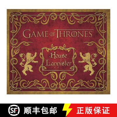 【3-4周达】精装 权力的游戏：兰尼斯特家族豪华版文具套装 Game of Thrones: House Lannister Deluxe Statio... [9781608876044]