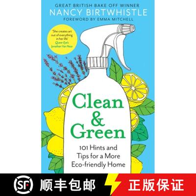 【3-4周达】精装 Clean & Green : 101 Hints and Tips for a More Eco-Friendly Home [9781529049725]