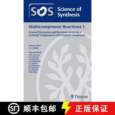 【3-4周达】精装 Science of Synthesis: Multicomponent Reactions Vol. 1: General Discussion and Reactio... [9783131668813]