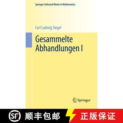 【3-4周达】Gesammelte Abhandlungen I (1. Aufl. 1966, Reprint 2015 of the 1966 edition) [9783662488898]