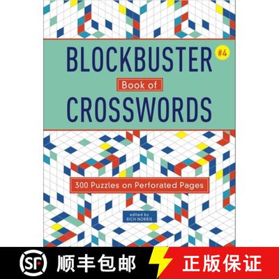 【3-4周达】Blockbuster Book of Crosswords 4: Volume 4 [9781454930013]