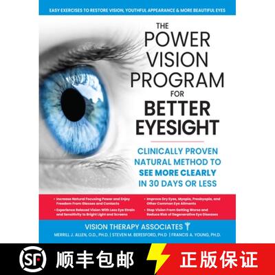【3-4周达】The Power Vision Program for Better Eyesight : Clinically Proven Natural Method to See Mor... [9781630063221]