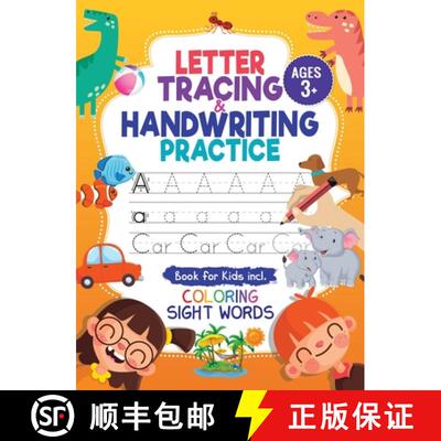 【3-4周达】Letter Tracing and Handwriting Practice Book: Trace Letters and Numbers Workbook of the Al... [9781946525994]