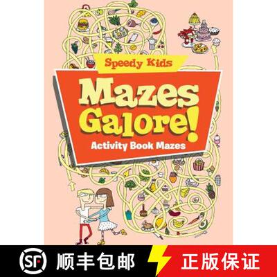 预订 Mazes Galore! : Activity Book Mazes [9781541909977]