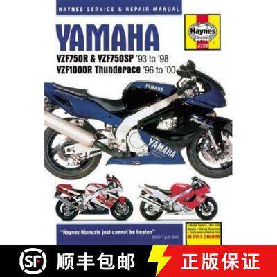 【3-4周达】Yamaha YZF750R & YZF1000R Thunderace (93 – 00) Haynes Repair Manual [9781785213090]