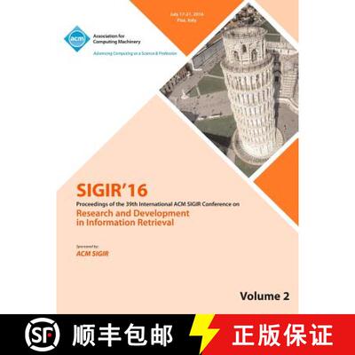 【3-4周达】SIGIR 2016  Volume 2 [9781450346146]