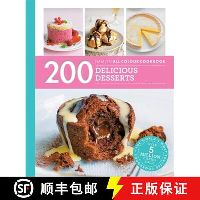 【3-4周达】Hamlyn All Colour Cookery: 200 Delicious Desserts : Hamlyn All Colour Cookbook [9780600633389]