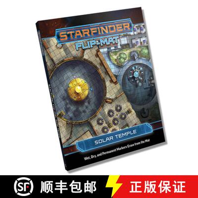 【3-4周达】Starfinder Flip-Mat: Solar Temple [9781640783119]