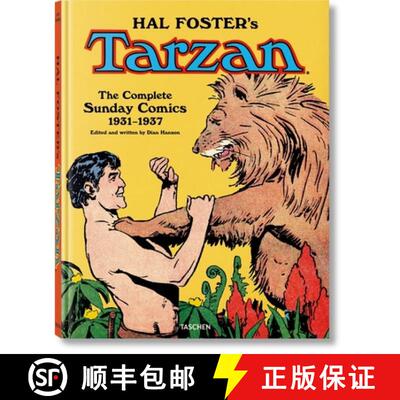 【3-4周达】精装 Hal Foster's Tarzan. the Complete Sunday Comics 1931-1937 [9783754402641]