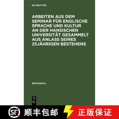 【3-4周达】Arbeiten Aus Dem Seminar Fur Englische Sprache Und Kultur an Der Hansischen Universitat Ge... [9783112341599]