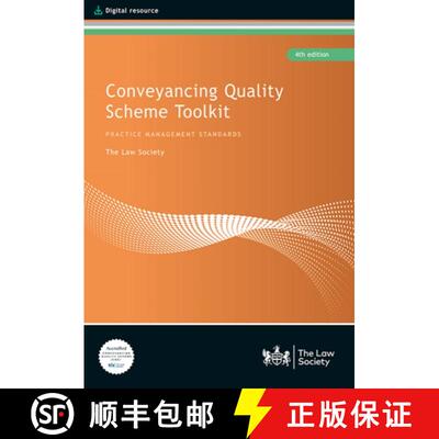 【3-4周达】Conveyancing Quality Scheme Toolkit [9781784462239]
