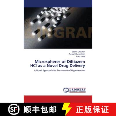 预订 Microspheres of Diltiazem HCl as a Novel Drug Delivery [9783659153457]