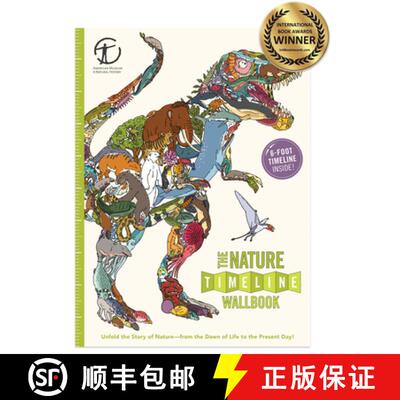【3-4周达】精装 The Nature Timeline Wallbook: Unfold the Story of Nature--From the Dawn of Life to th... [9780993284731]