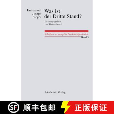 【3-4周达】精装 Was ist der Dritte Stand? Ausgewählte Schriften – Herausgegeben von Oliver W. Lembc... [9783050045610]
