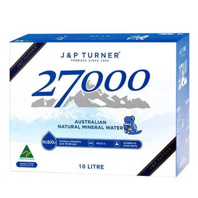 27000澳大利亚原装进口婴儿水高端泉水10L箱装孕妇饮用水天然矿泉