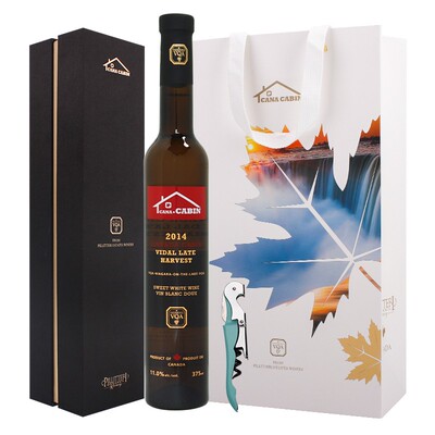 加拿大wine375ml单只白葡萄酒